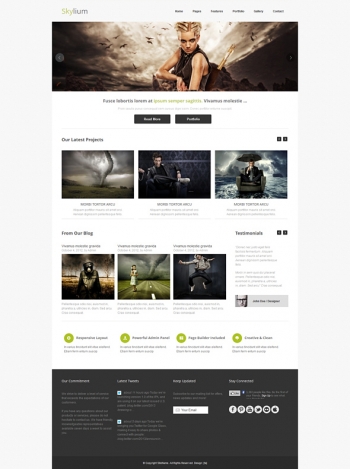 Free Website Templates | WordPress Themes, PSD Files - ThemeLand